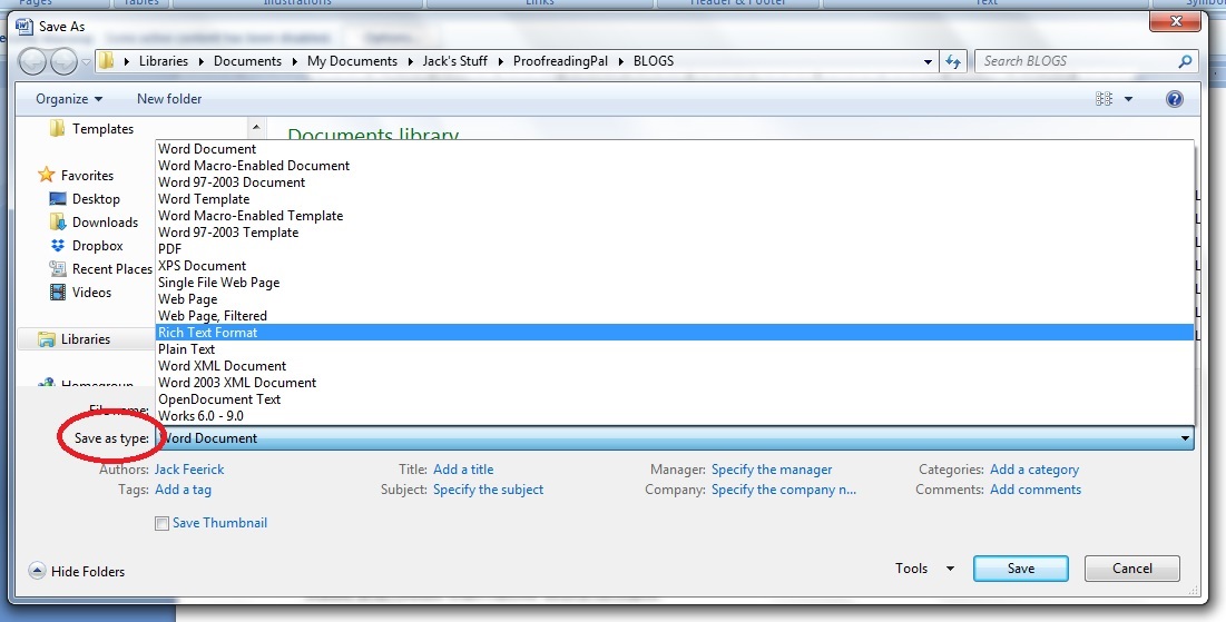 Recovering Lost Documents - ProofreadingPal