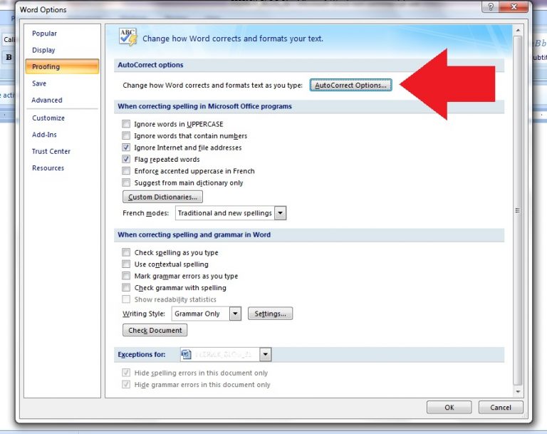 How To Use Microsoft Word AutoCorrect ProofreadingPal